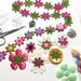 5-15 Yds Daisy Chain Trim, 7/8 Pink Retro Mod Flower Power, Floral ...