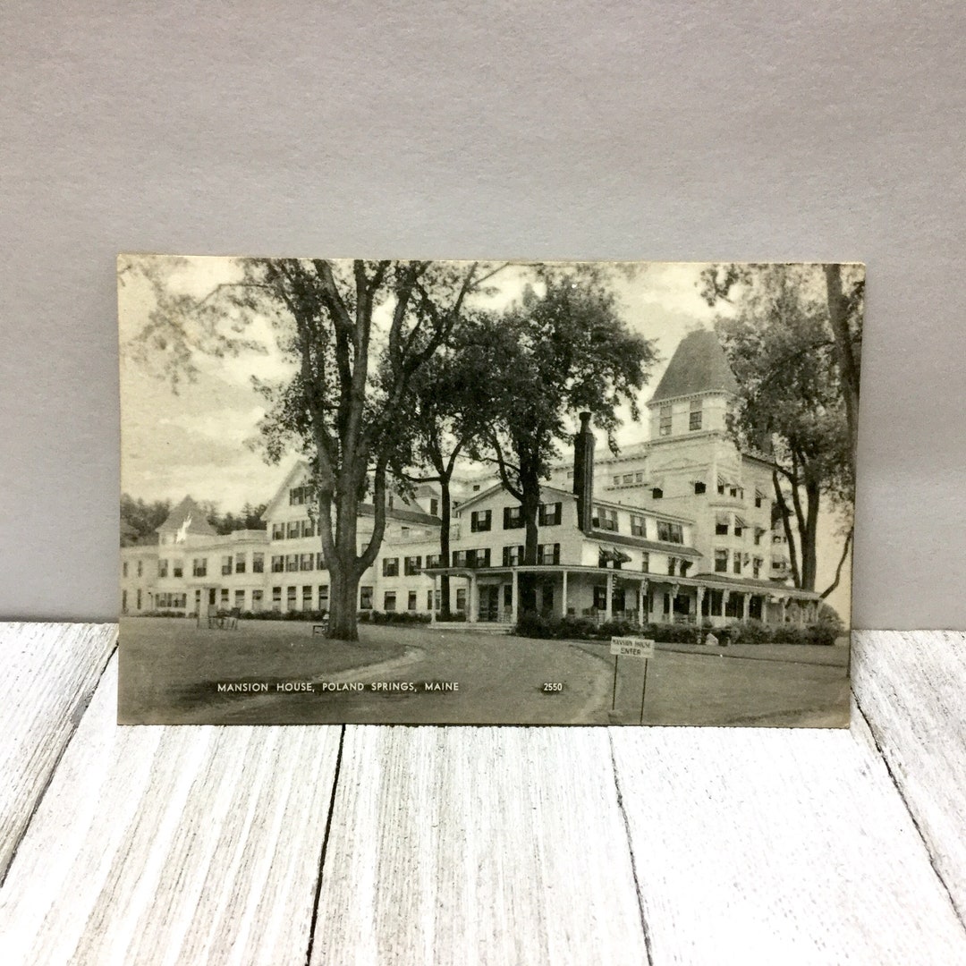 Poland Spring Mansion House Postcard, Maine Post Card - Etsy