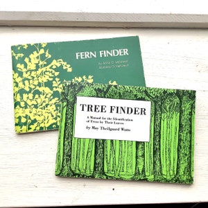 Lot of 2 Nature ID Guide Books: Tree Finder Key Fern Finder - Etsy