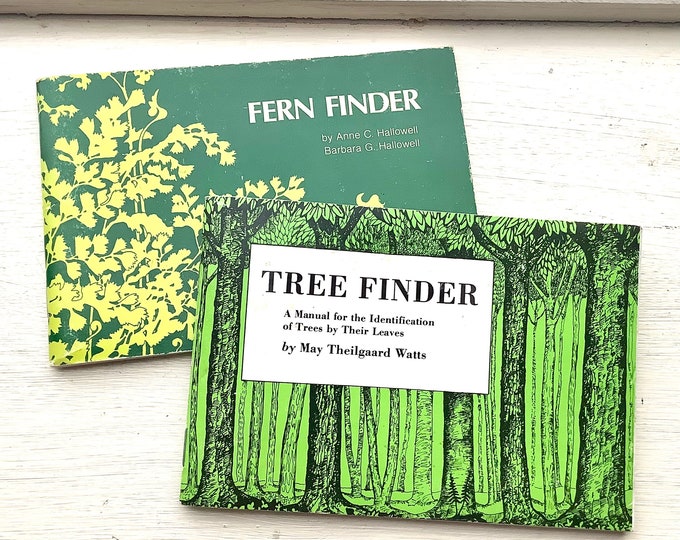 Lot of 2 Nature ID Guide Books Tree Finder Key Fern Finder ...