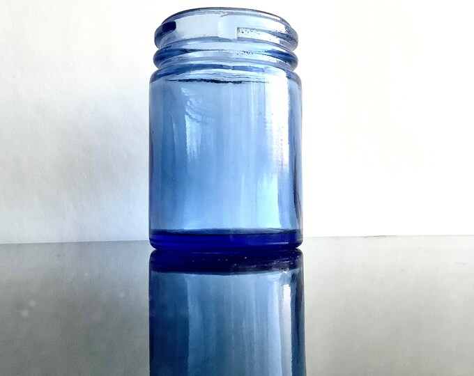 Sapphire Blue Glass Jar Belmont Labs Mazon Soap Jar, Medicine Bottle - Etsy