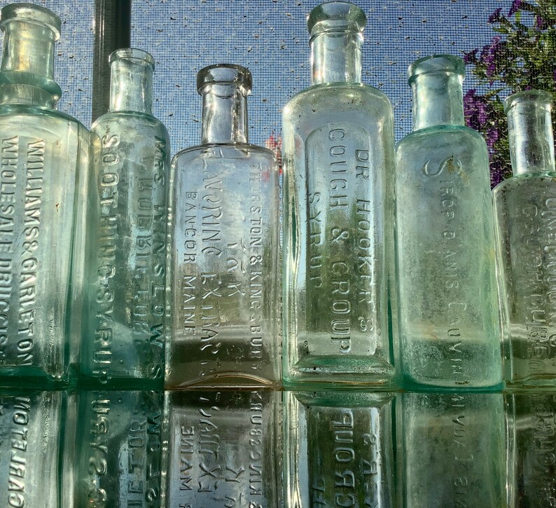 Dr. Hooker's Cough and Croup Syrup Bottle Antique - Etsy