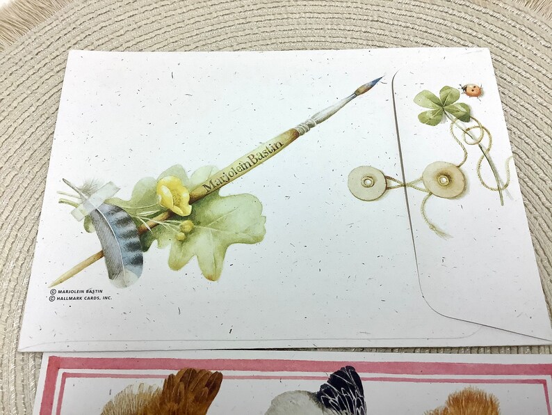 Marjolein Bastin Chickens Note Card Hallmark Farmhouse - Etsy