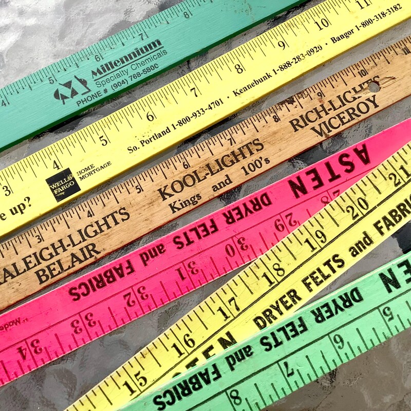 Folding Wood Ruler - Etsy
