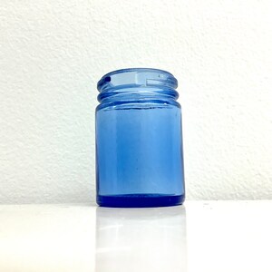 Sapphire Blue Glass Jar Belmont Labs Mazon Soap Jar Medicine | Etsy