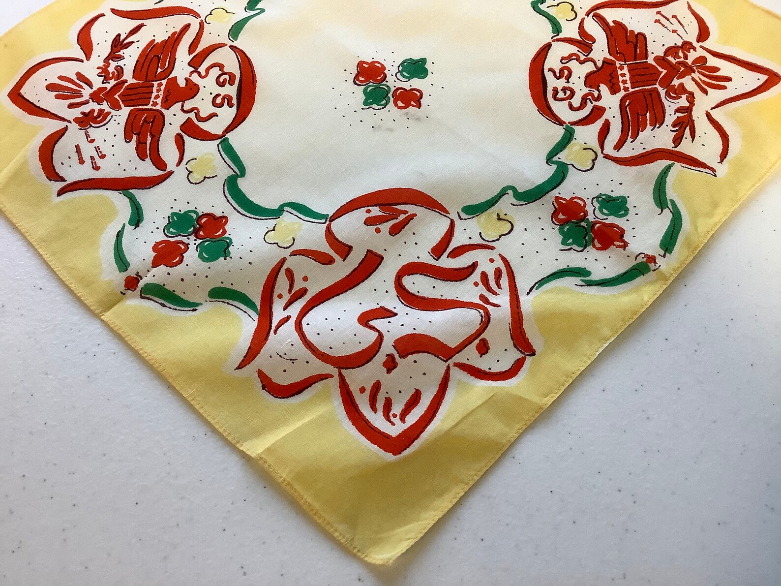 Vintage Girl Scout Brownie Trefoil Handkerchief No. 1035 | Etsy