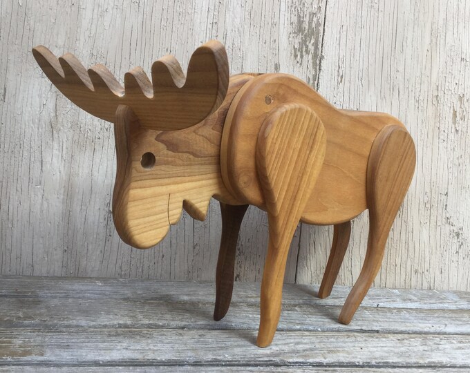 Poop Moose Candy Dispenser - Alaska Wooden Novelty - Unique Gag Gift - Etsy