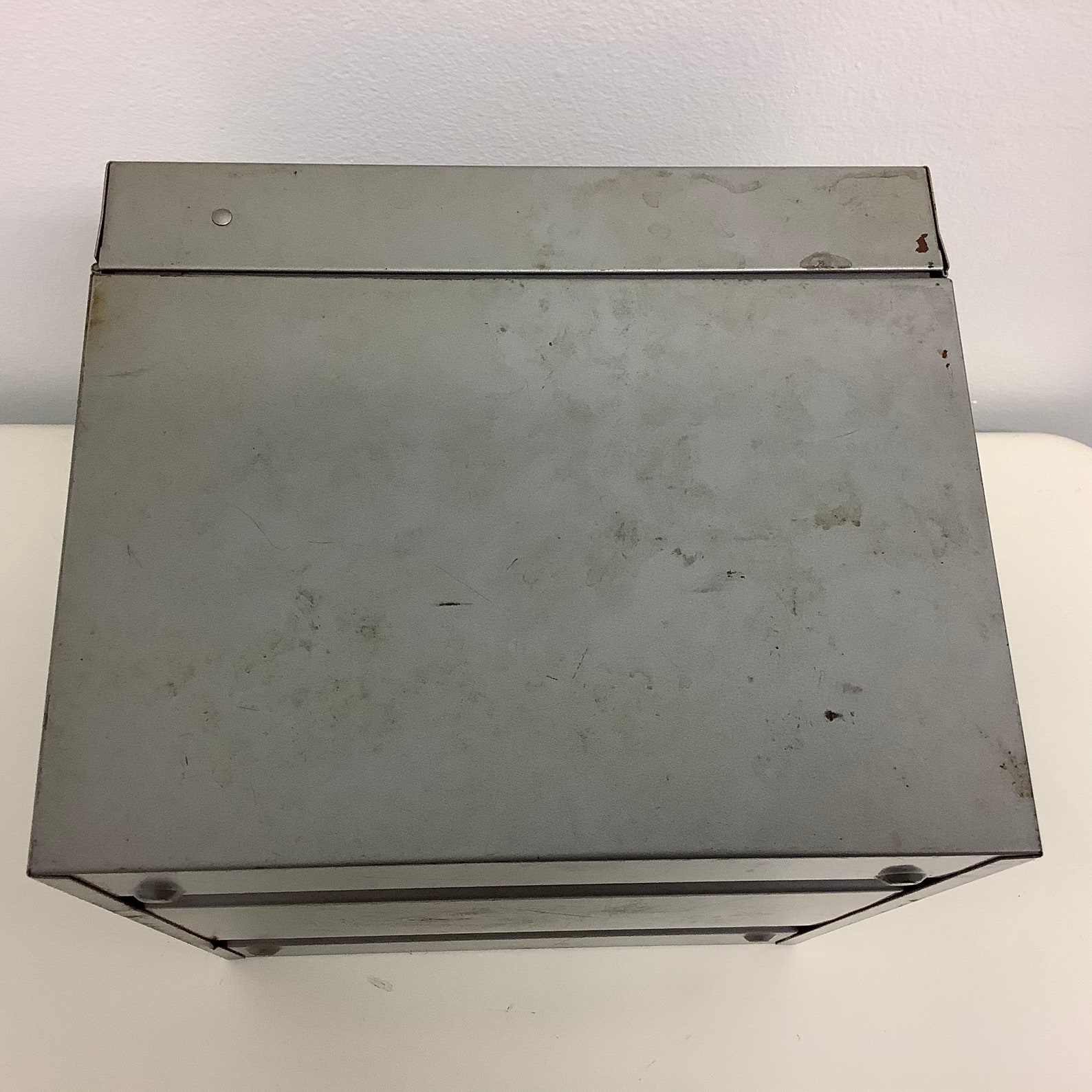 Weis Gray File Box Organizer Mid Century Retro Industrial | Etsy