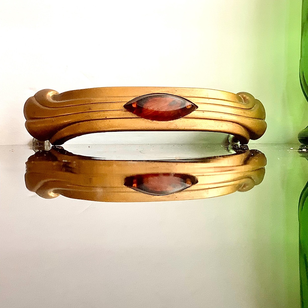 Art Deco Drawer Handle: Vintage Drawer Pull 4” OC - Etsy