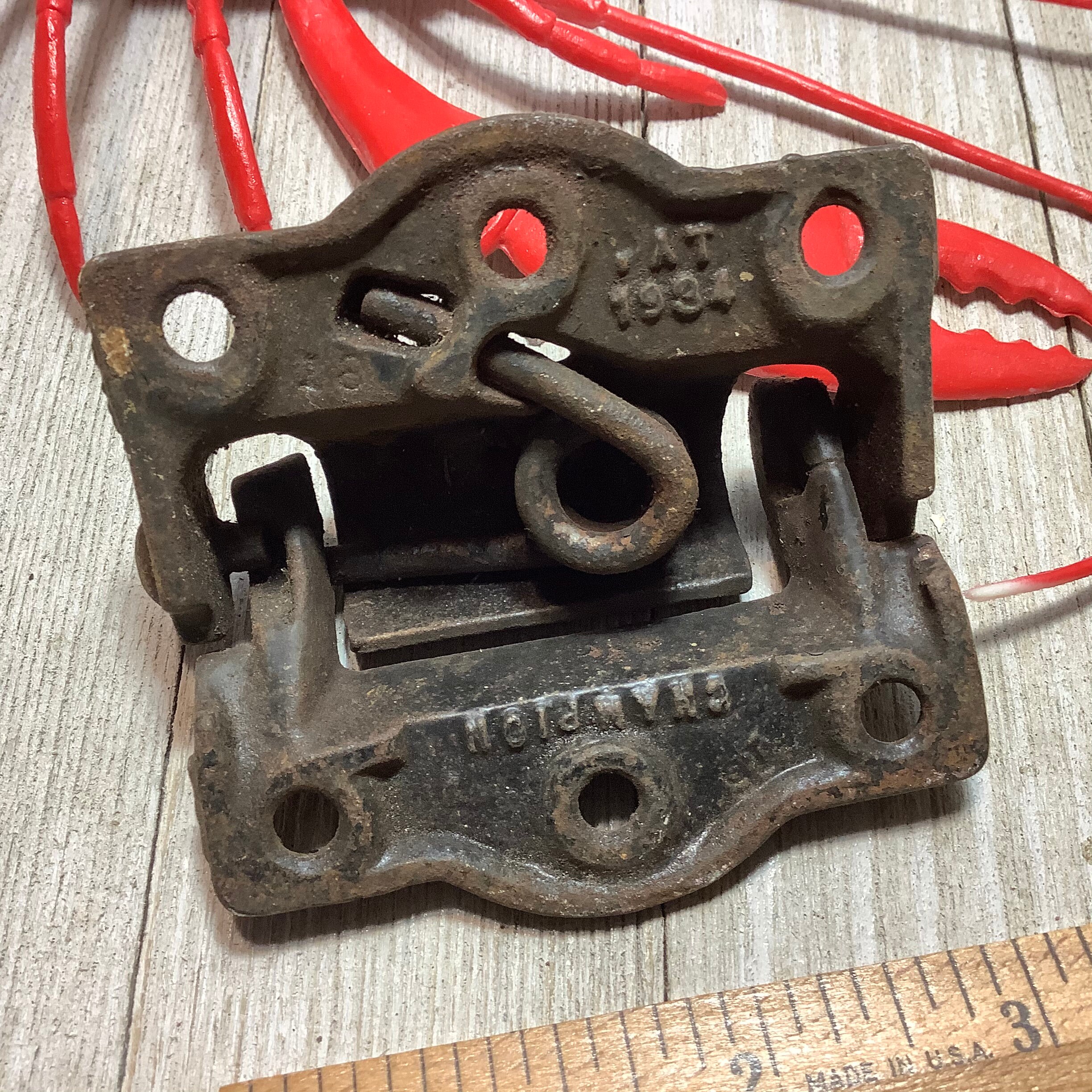 Champion Screen Door Hinge: Antique Cast Iron Architecture Salvage Pat ...