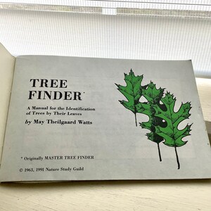 Lot of 2 Nature ID Guide Books: Tree Finder Key Fern Finder - Etsy
