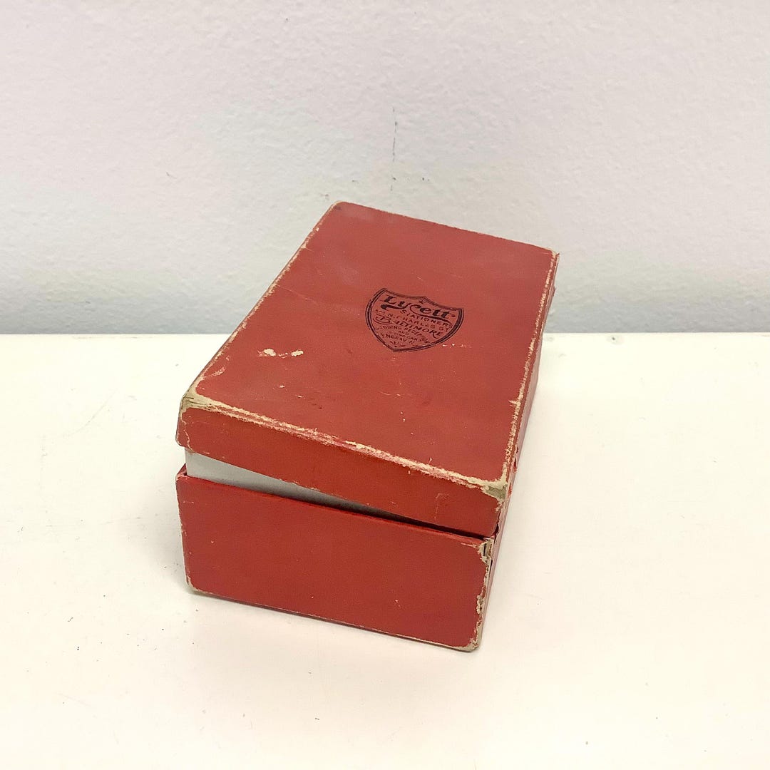 Antique Calling Card Box: Lycett Stationers, 317 N Charles St ...