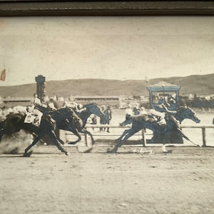 Horse Race Track Photo Topsy Omar Agua Caliente Mexico, Signed by Owner ...