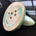 Fulper Green Flower Frog: Vintage Art Pottery, 5 Holes - Etsy