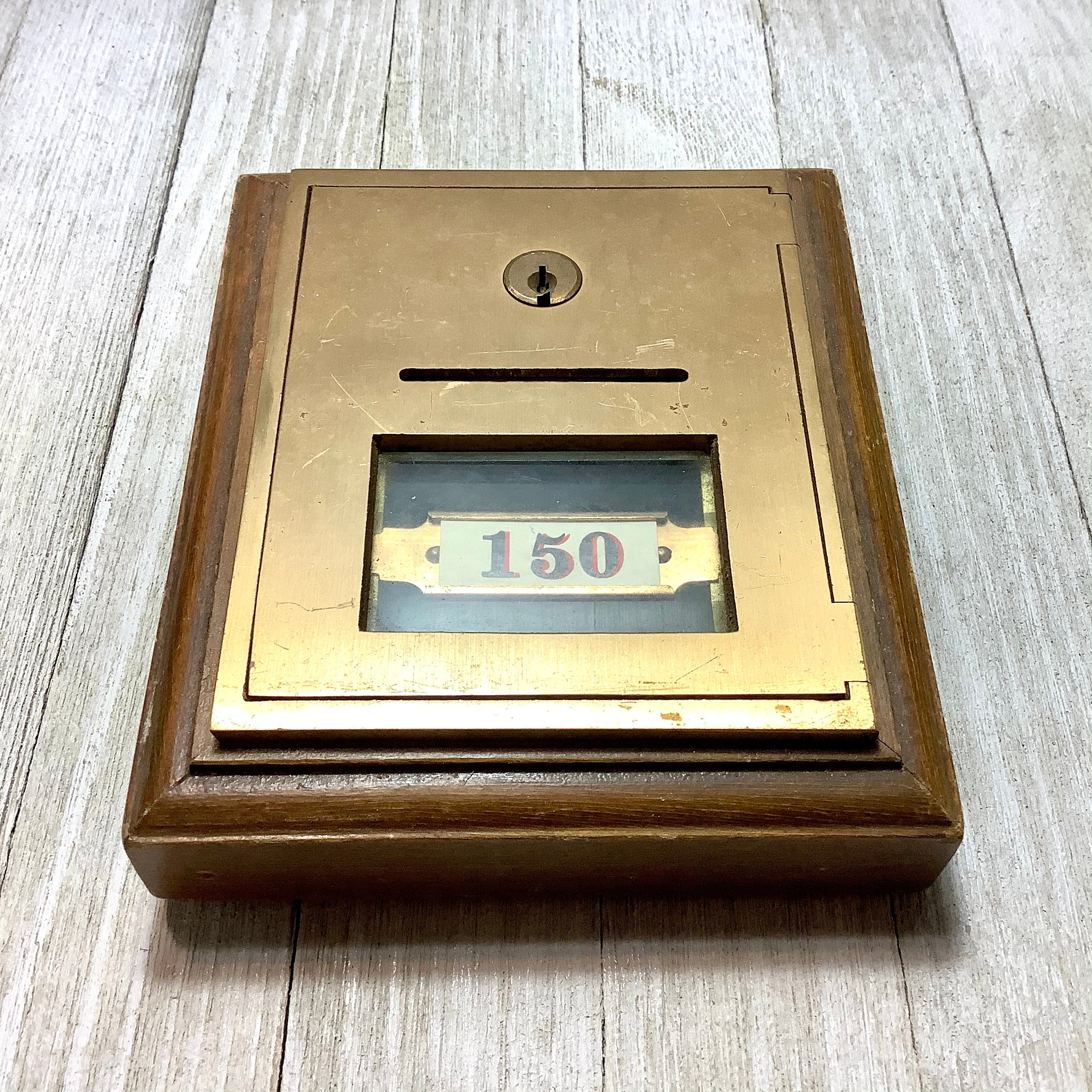USPS Post Office Box Door Antique Corbin Slot Sample - Etsy