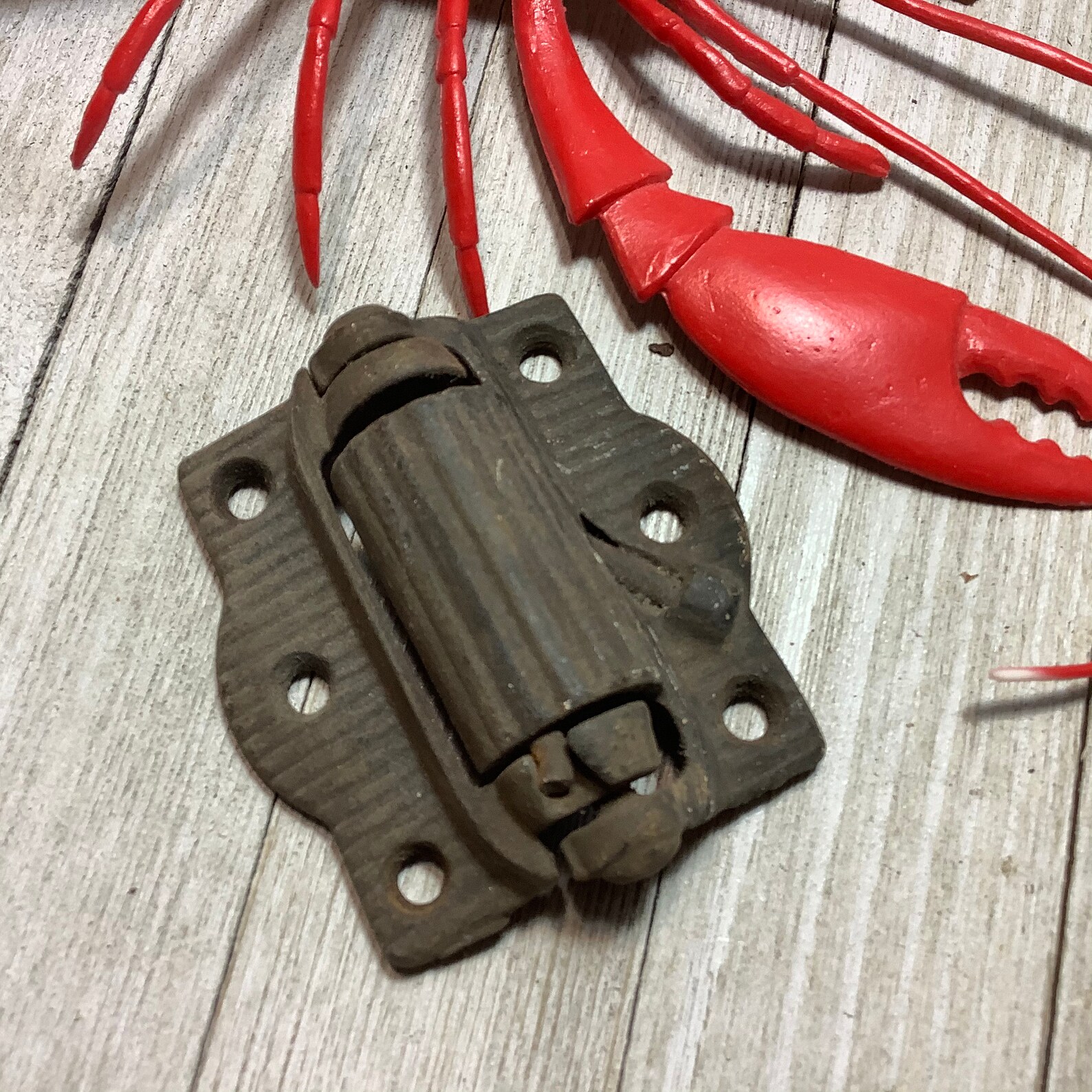 Champion Screen Door Hinge: Antique Cast Iron Architecture Salvage Pat ...