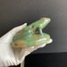 Fulper Green Flower Frog: Vintage Art Pottery, 5 Holes - Etsy