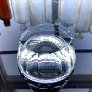 Antique Cut Glass Salt Cellar, Heavy Polished, Pills or Earrings - Etsy