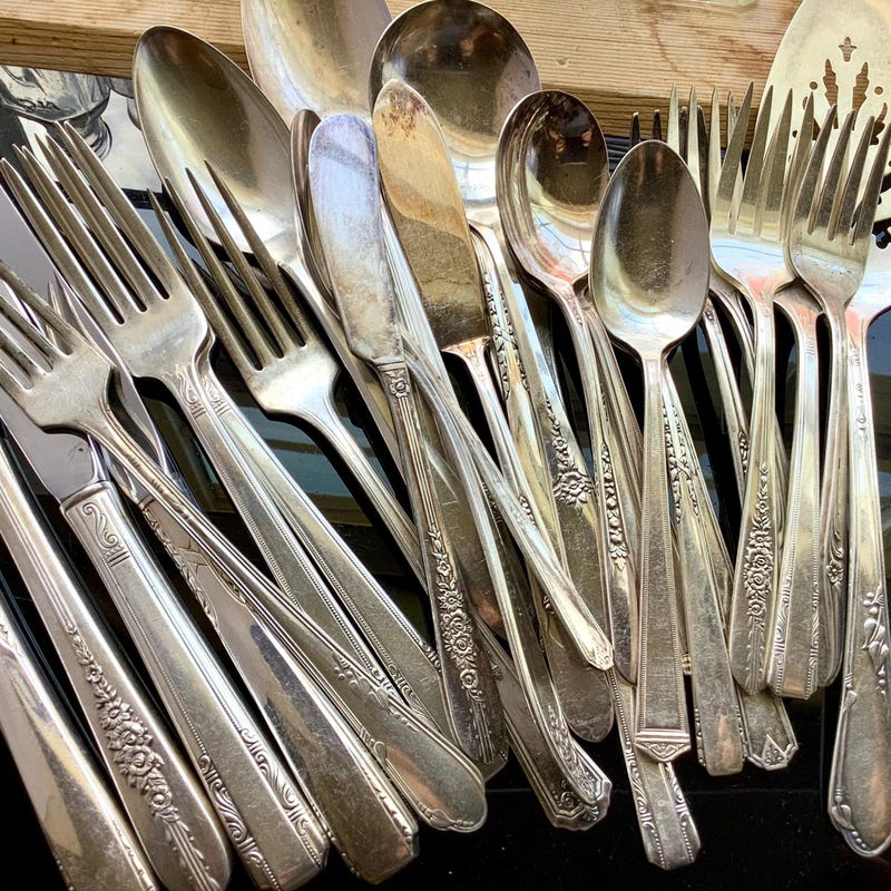 Silverplate Flatware - Etsy