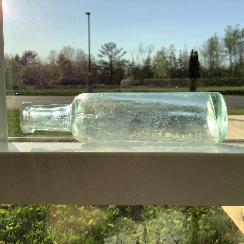 Antique Sirop D'anis Gauvin Bottle: Alcohol & M- for Children, Aqua ...