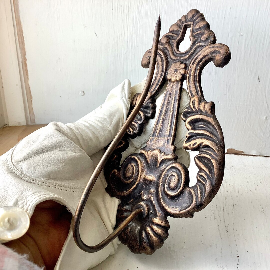 Victorian Receipt Spike: Bronze Finish Bill Holder Cast Iron AS-IS - Etsy