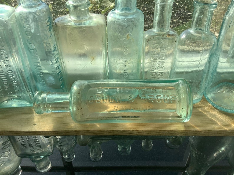 Dr. Hooker's Cough and Croup Syrup Bottle Antique - Etsy