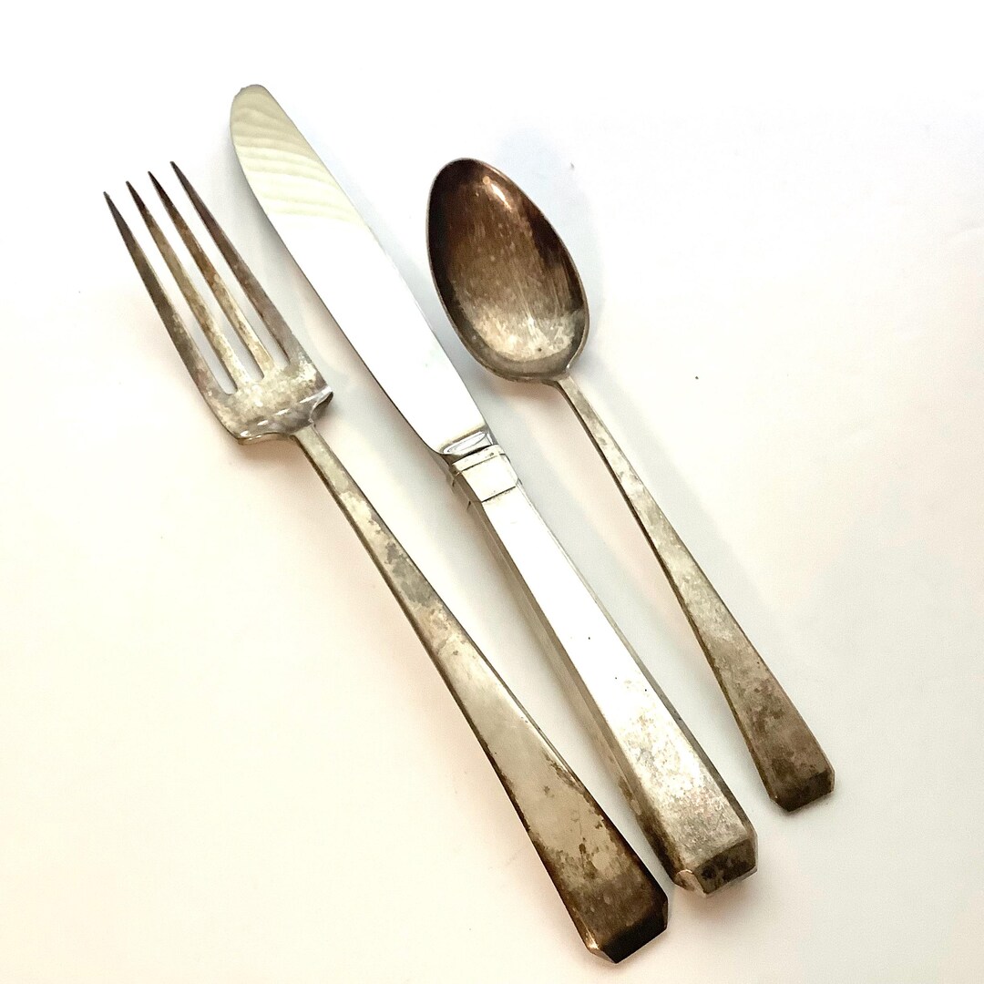 Towle Craftsman Sterling Silver Place Setting Set of 3: Table Knife ...