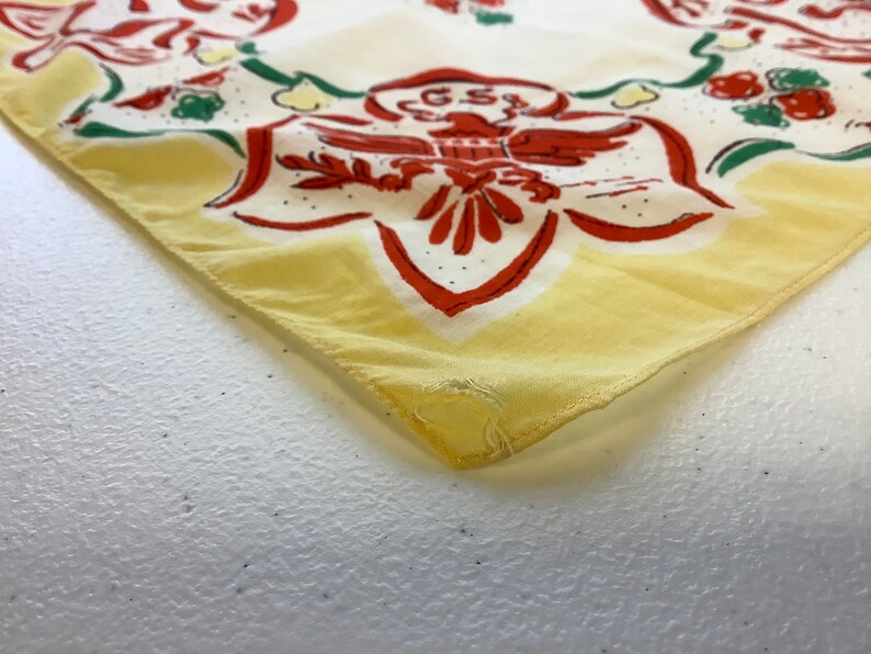 Vintage Girl Scout Brownie Trefoil Handkerchief No. 1035 | Etsy