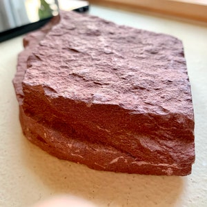 Rough Pipestone Rock Stone Natural Slab Minnesota Doorstop - Etsy