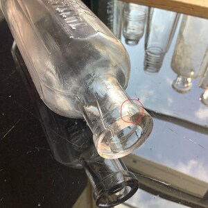 Antique Glass Veterinary Bottle, Big Tuttle's Elixir Pale Amethyst AS ...