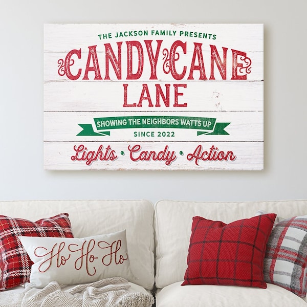 Candy Cane Lane Decorations - Etsy