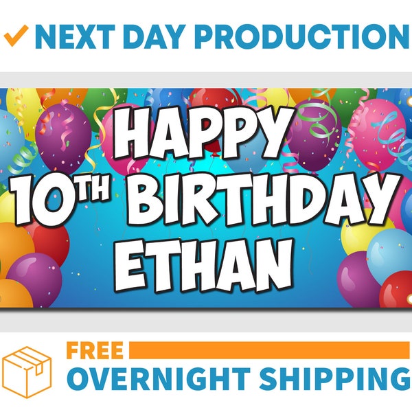 Birthday Banner Personalized - Etsy