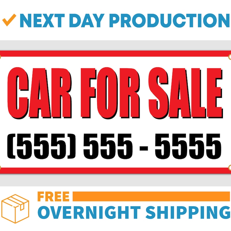 Car for Sale Sign - Etsy