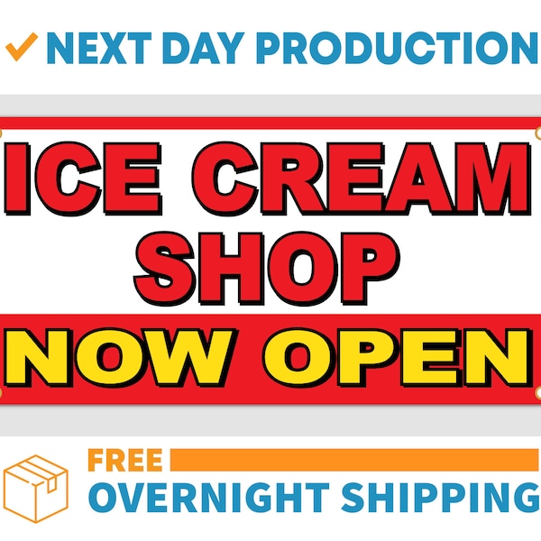 Ice Cream Open Sign - Etsy