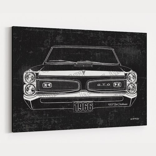 1965 Pontiac GTO Goat Personalized Man Cave Metal Sign Garage - Etsy