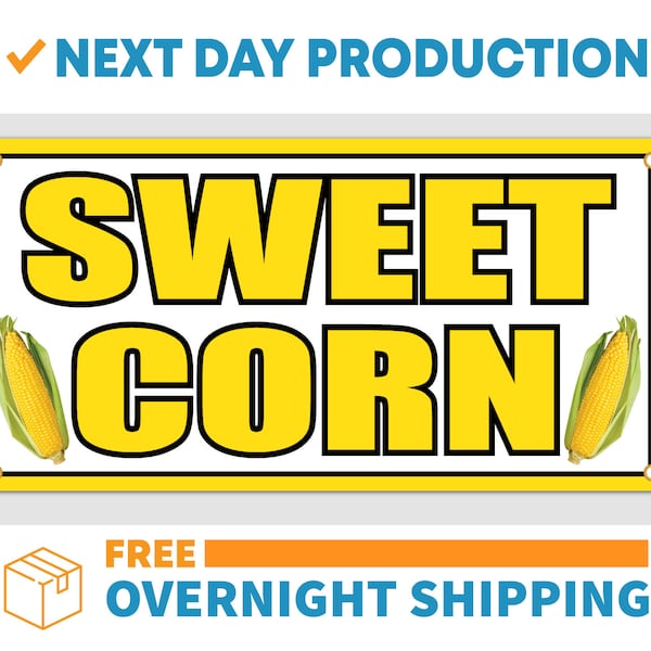 Sweet Corn Sign - Etsy