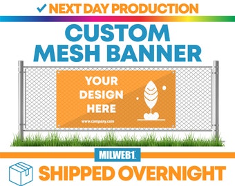 Full Color Custom Vinyl Banners Next Day Production - Etsy