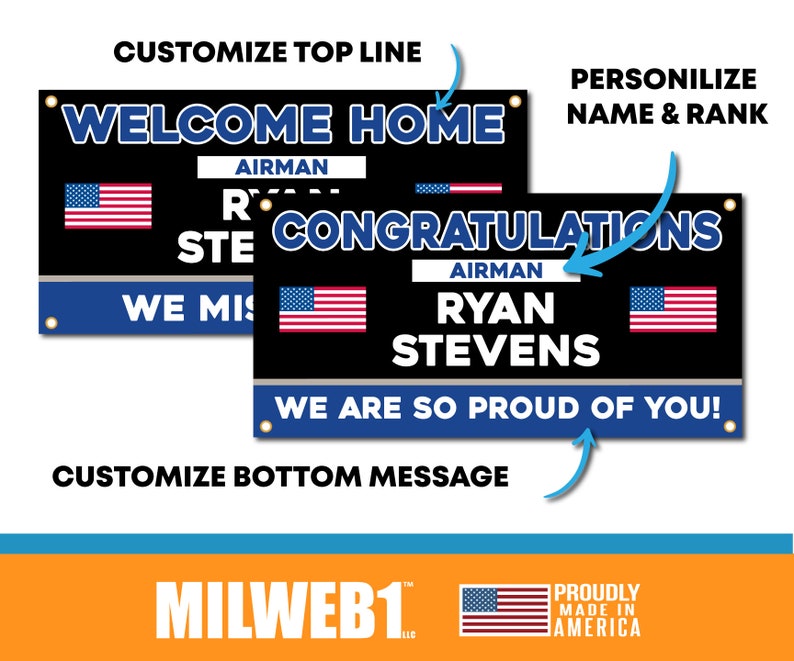 Welcome Home / Congratulations Soldier Military Service - Etsy