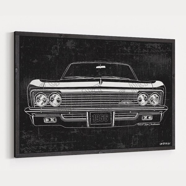 Impala Car Wall Art - Etsy