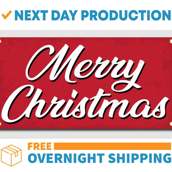 Farmhouse Christmas Banner - Etsy