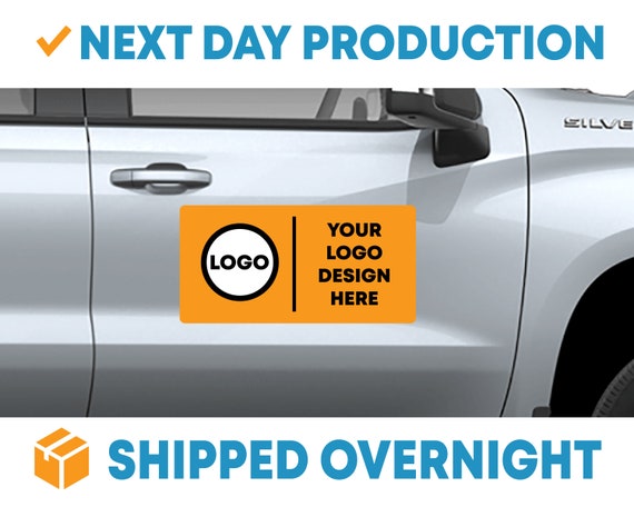 Vehicle Magnet Set Custom Full Color Free Overnight | Etsy