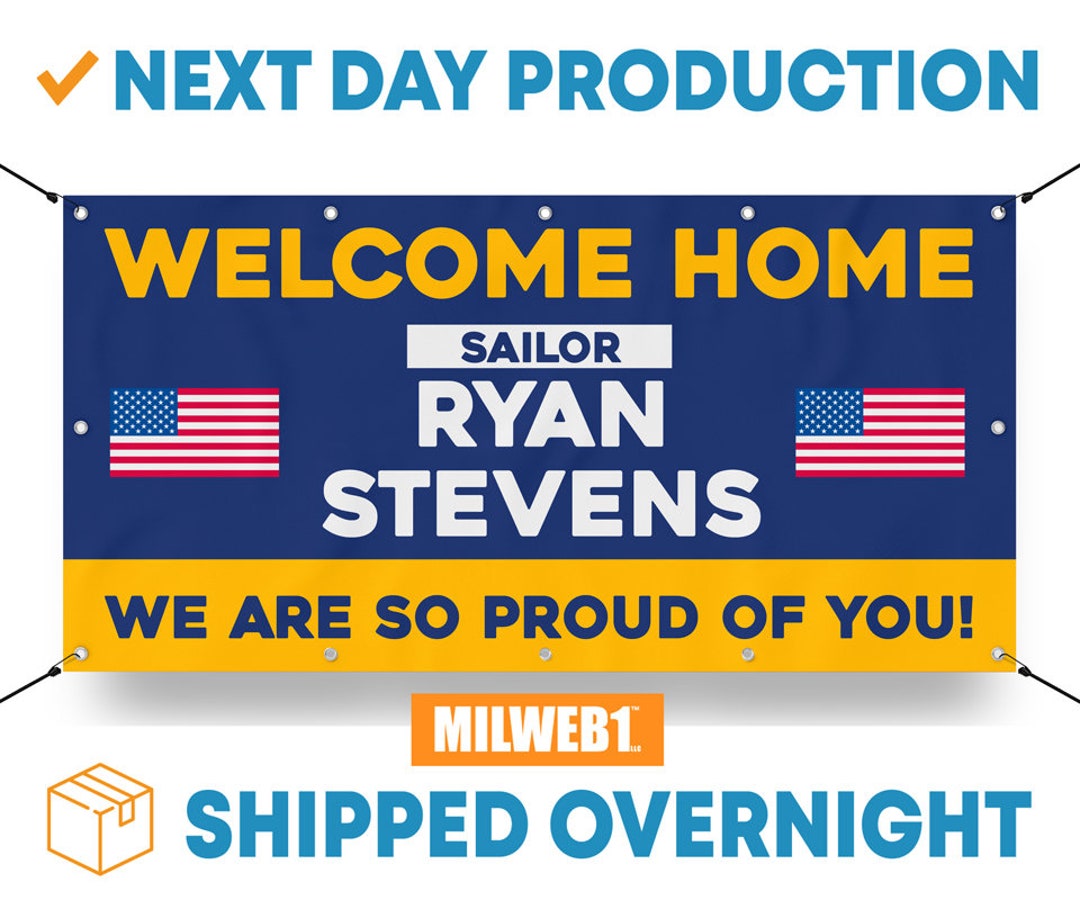 Welcome Home / Congratulations Soldier Military Service Customizable ...