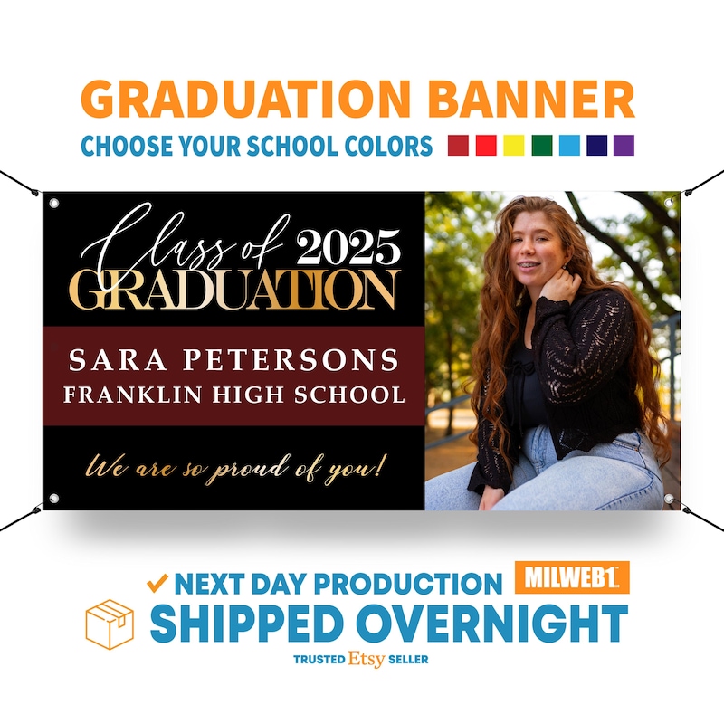Graduation Banner - Etsy