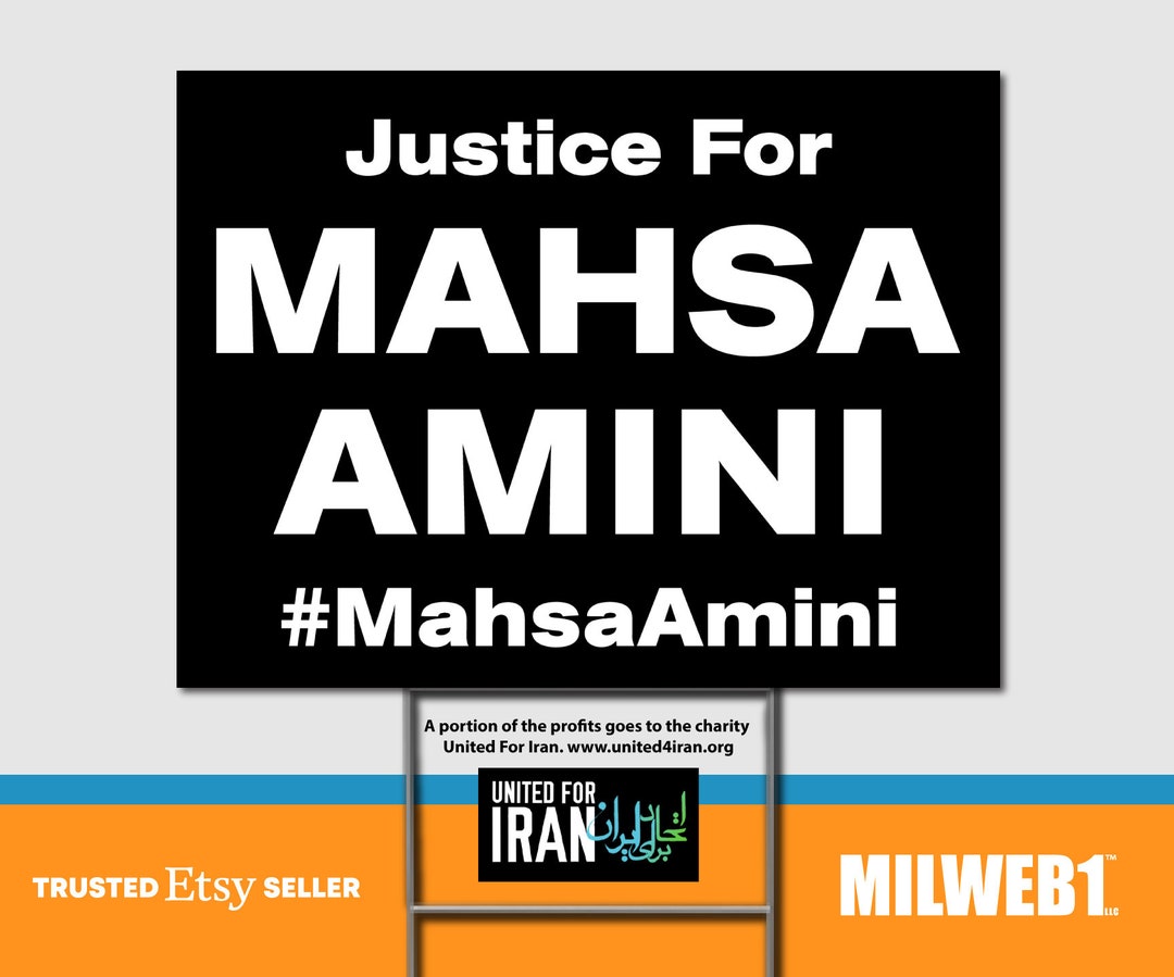 Justice for Mahsa Amini / Stand With Iran Women / Women's Rights ...