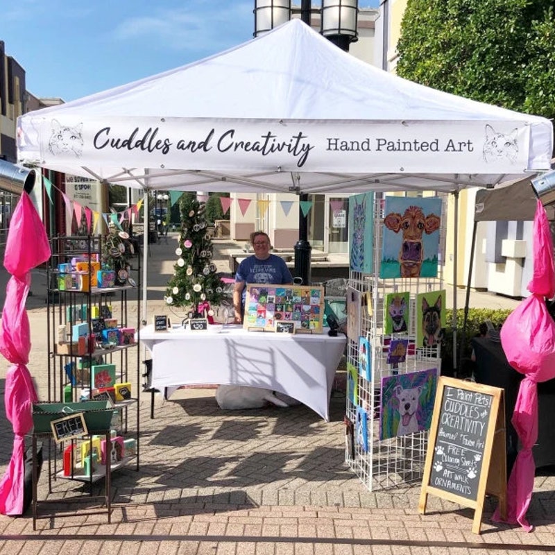 Canopy Tent Vinyl Sign - Etsy