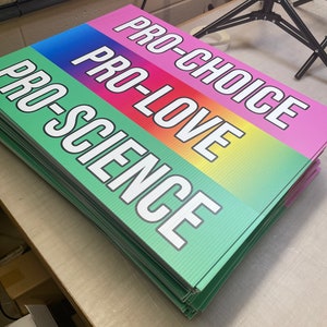 Pro-choice/pro-love/pro-science - Women's Rights / Pro Choice - Double ...