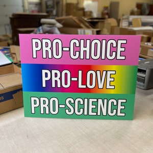 Pro-choice/pro-love/pro-science - Women's Rights / Pro Choice - Double ...