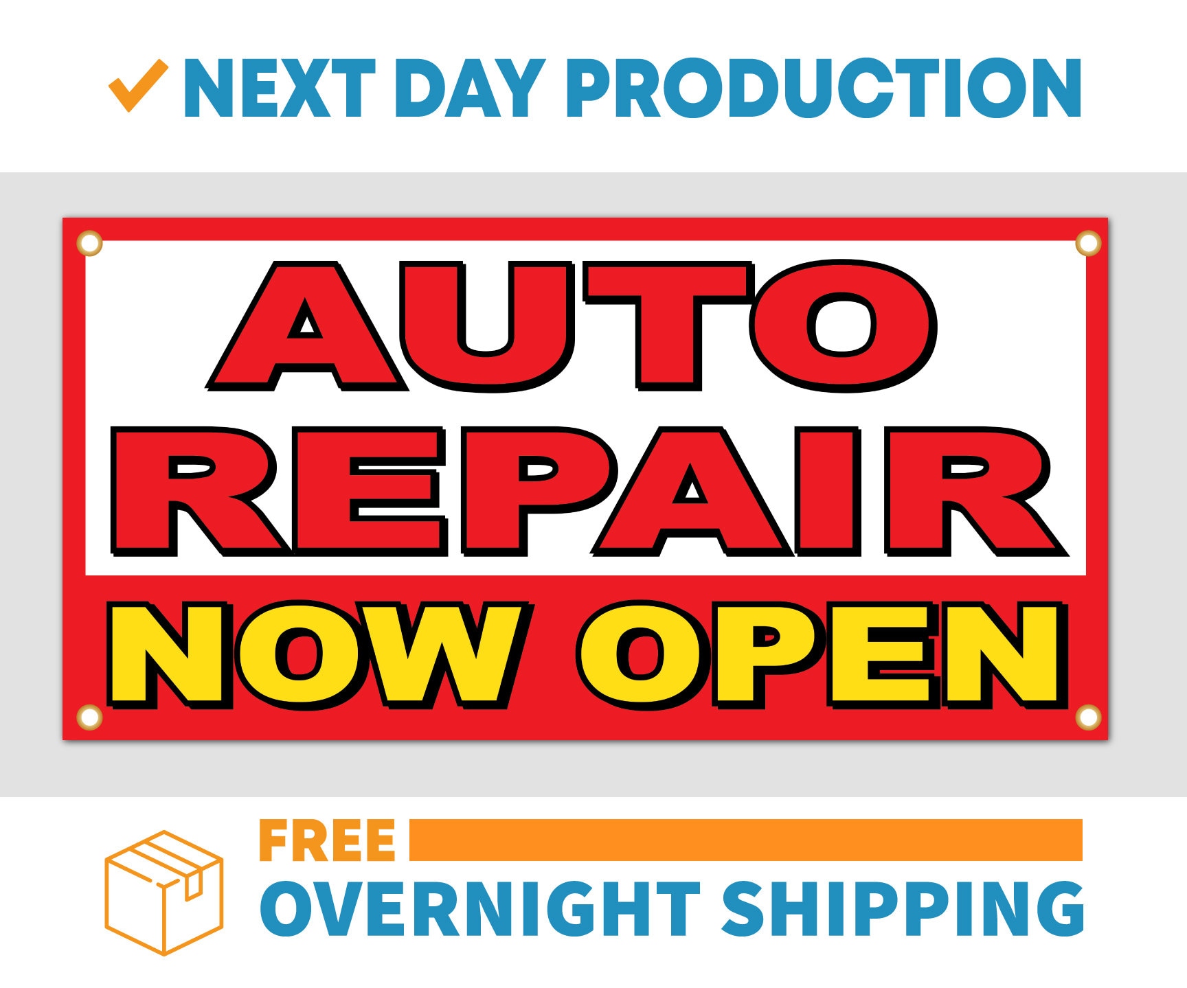 Auto Repair Vinyl Banner Sign Free Overnight Shipping - Etsy UK