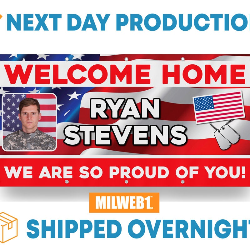 Custom Banner Military Army - Etsy