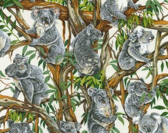 Koalas fabric | Etsy